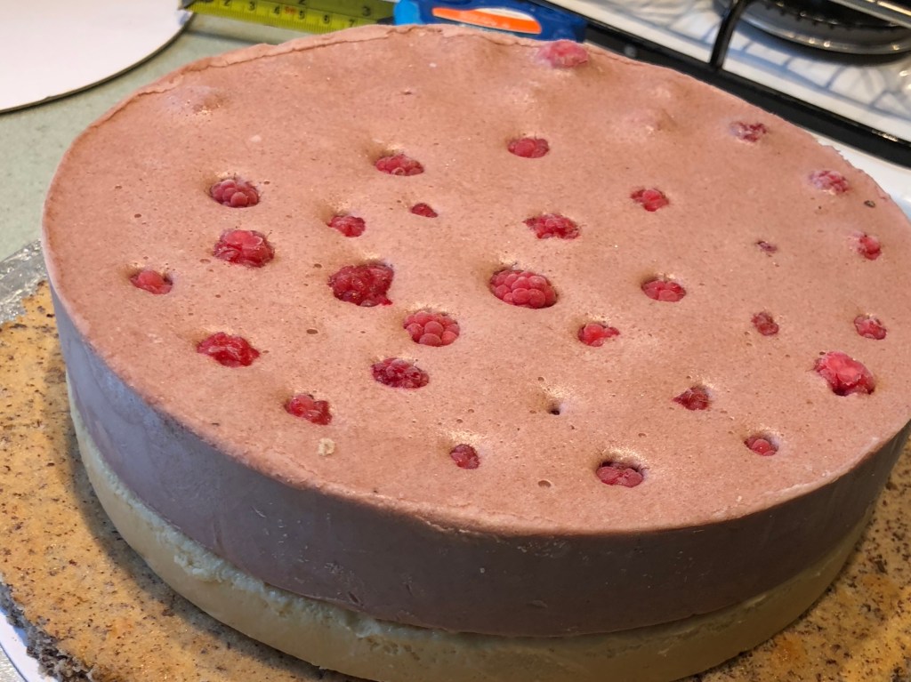 Honey Custard, Raspberry and White Chocolate Mousse Entremet – The ...